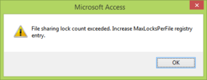 Mastering MS Access: Fix File Sharing Lock Count Exceeded (Error 3052 ...