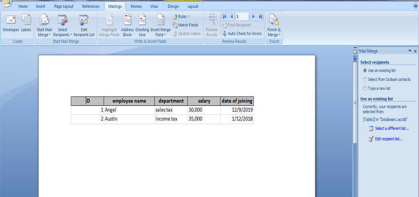 Convert Access Report to Word Document - (Step-by-Step)